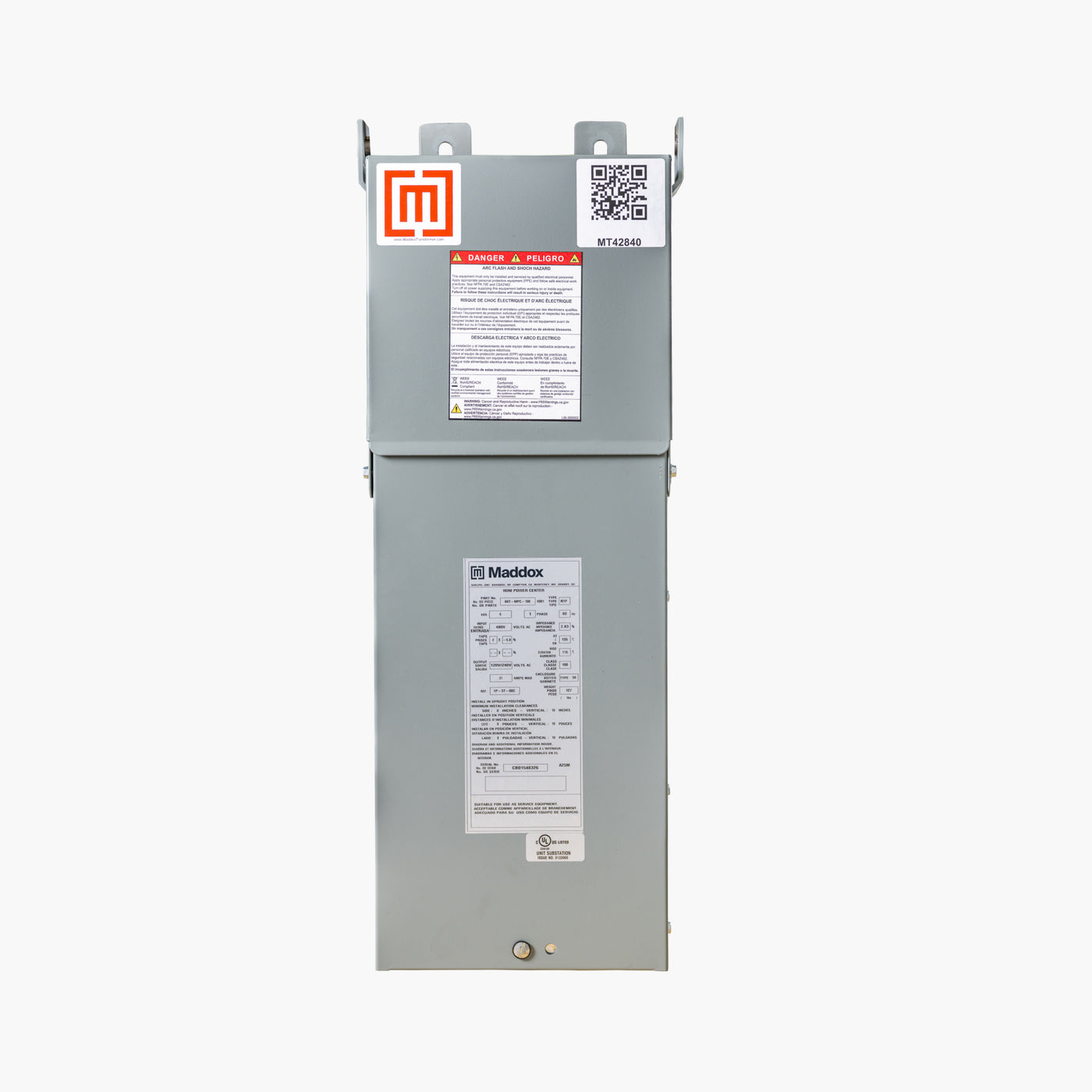 1-Phase Mini Power Center 480v - 120/240